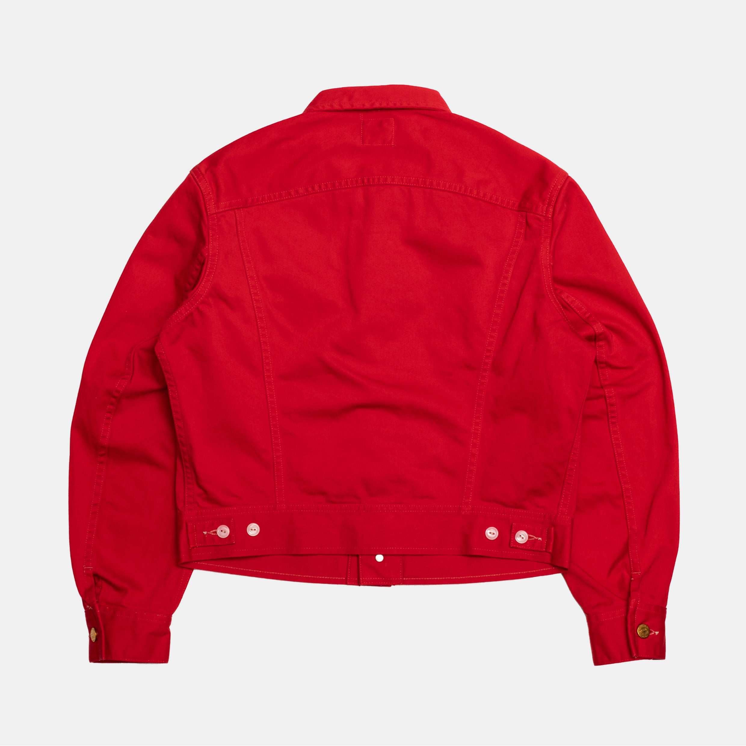 Cash Jacket Overdyed Red – Bryceland's