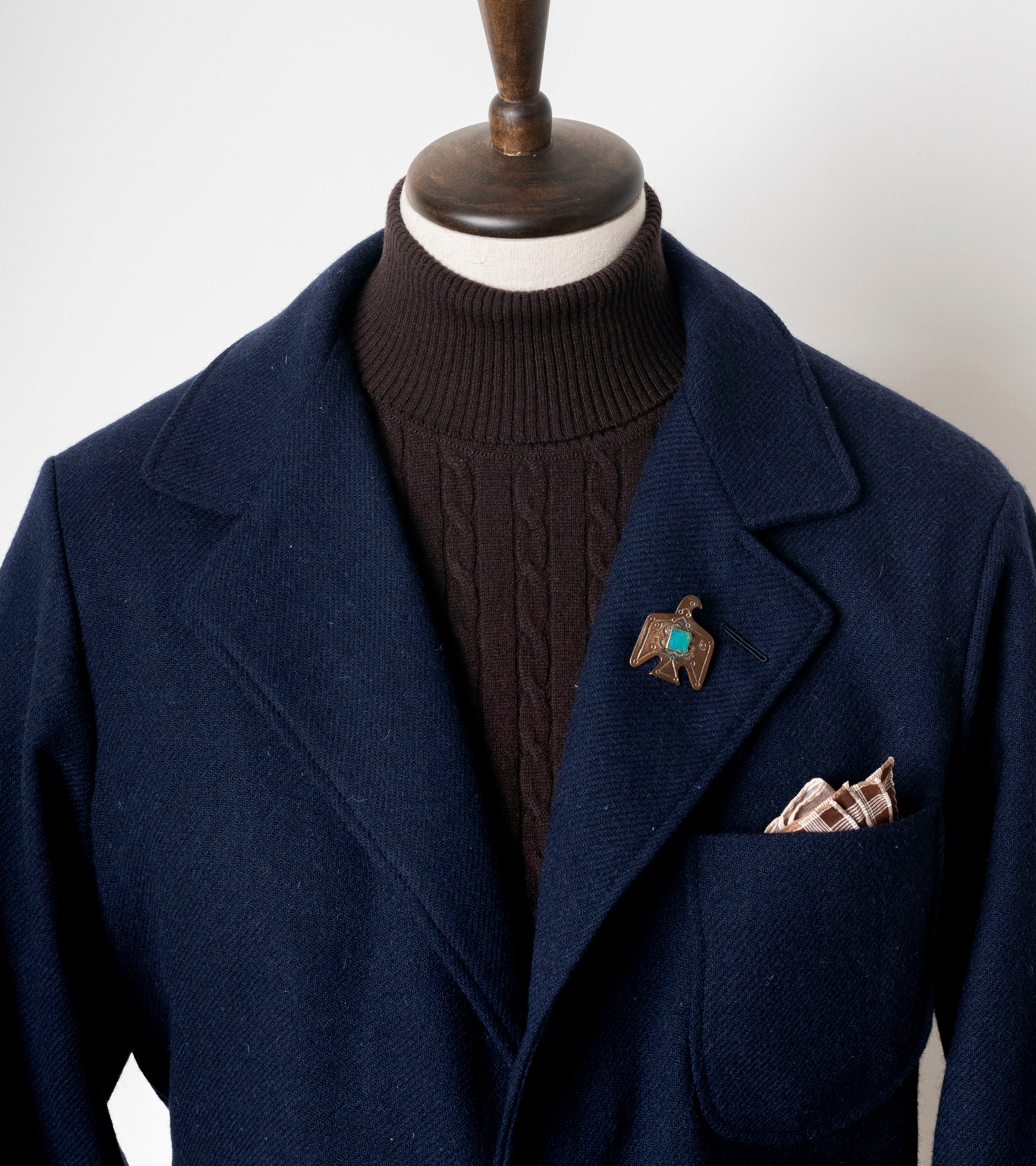 Easy Jacket Shetland Twill Navy – Bryceland's HK