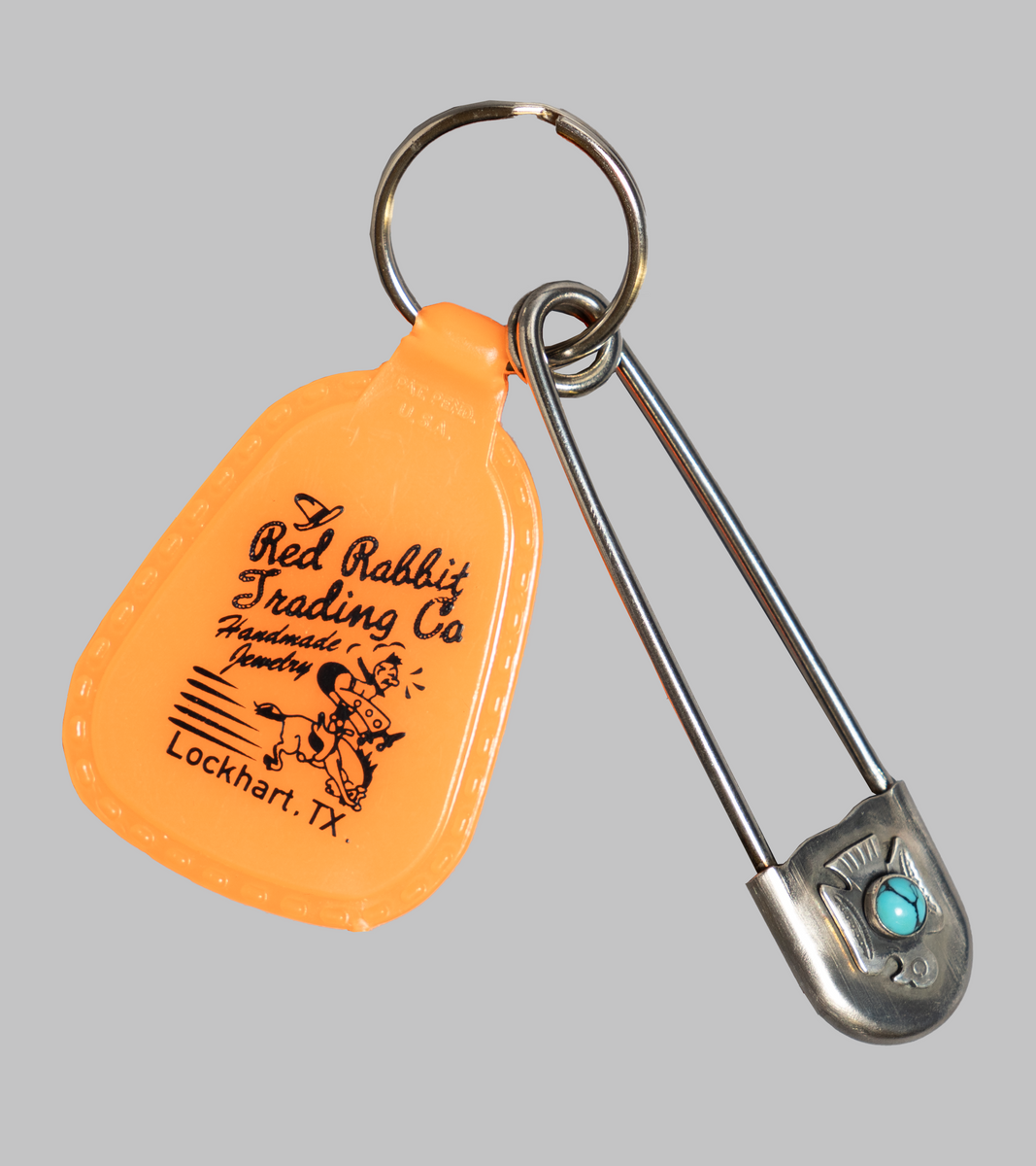 Red Rabbit XL Safety Pin Keychain with Org RR Tag – Bryceland's HK
