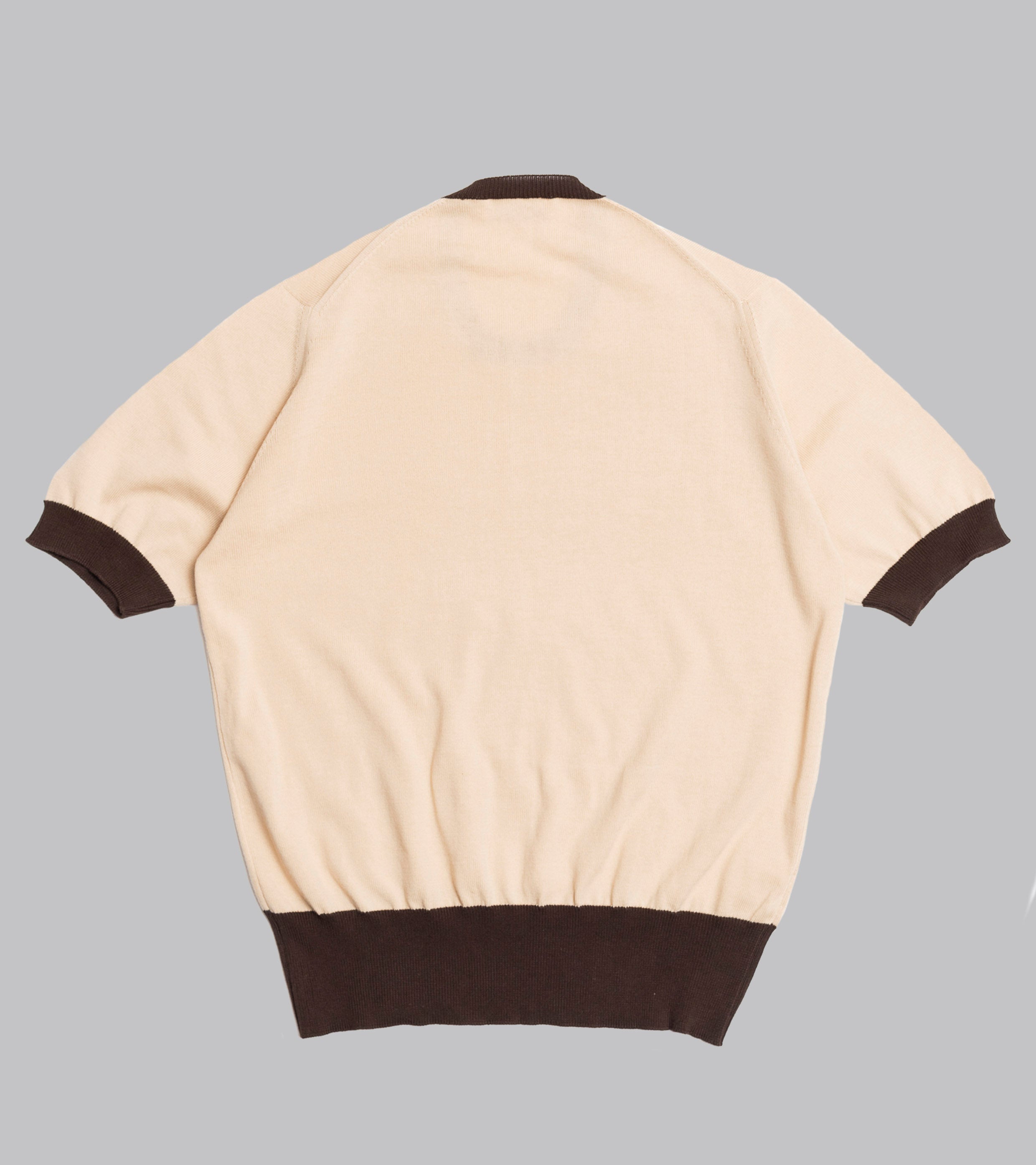 ‘Skipper’ Tee Cream/Brown – Bryceland's
