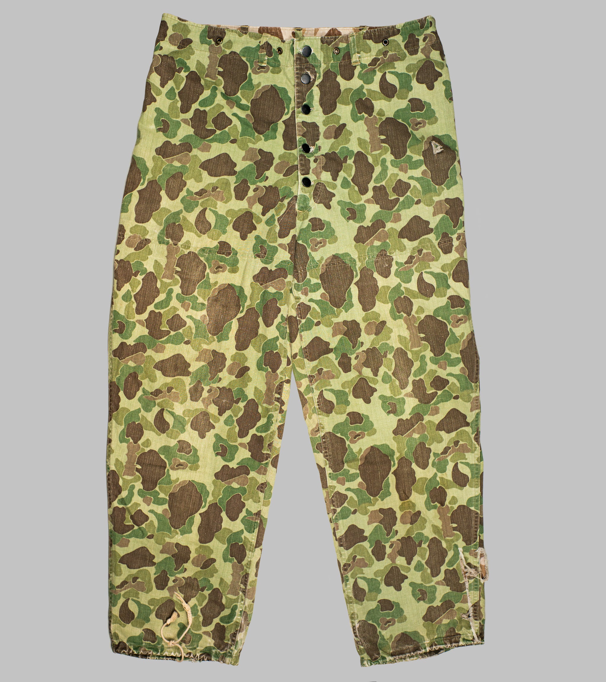 WWII USMC Frogskin Pants HBT Camouflage – Bryceland's